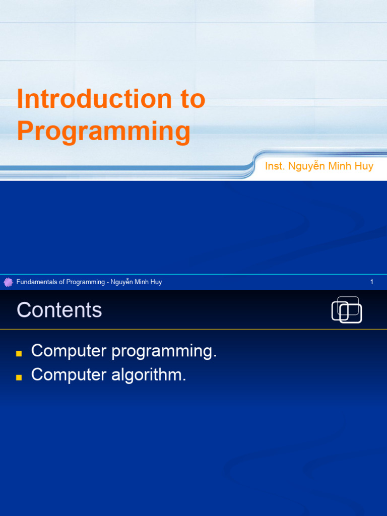 IP 01 Introduction To Programming | PDF | Computer Programming | Time ...