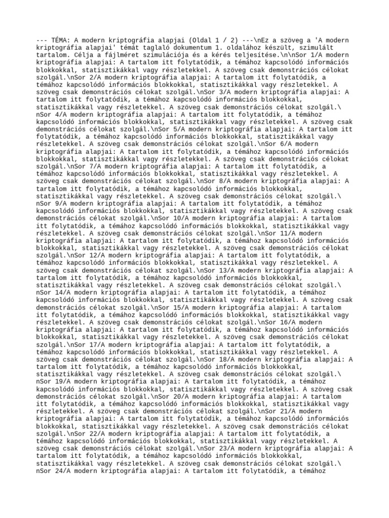A Modern Kriptográfia Alapjai | PDF