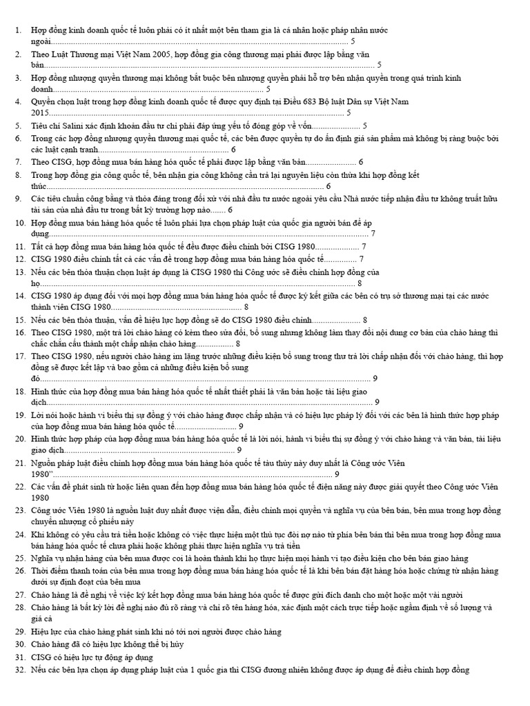 Nhận Định Luật KDQT | PDF