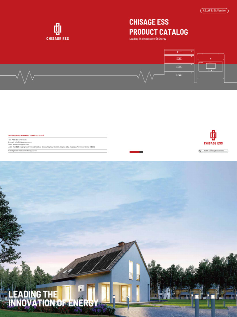 Chisagess Product Brochure - 2 | PDF | Solar Panel | Power Inverter