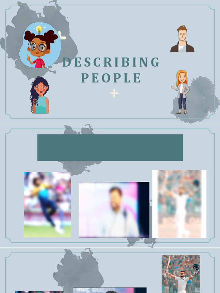 Describing People: Appearance & Traits | PDF | Face | Hair