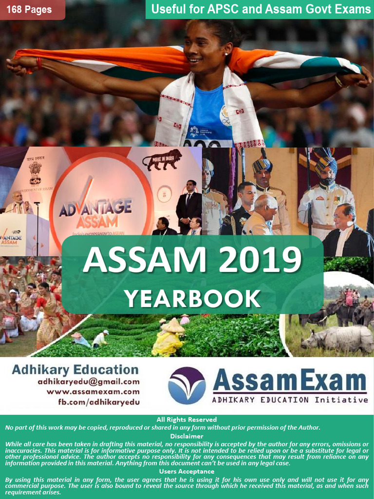 Assam 2019 Yearbook Overview | PDF