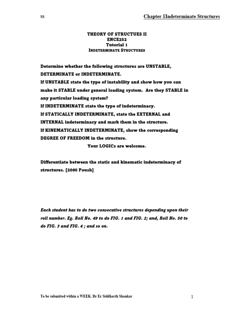 Tutorial On Chapter-One | PDF | Mechanics | Mechanical Engineering
