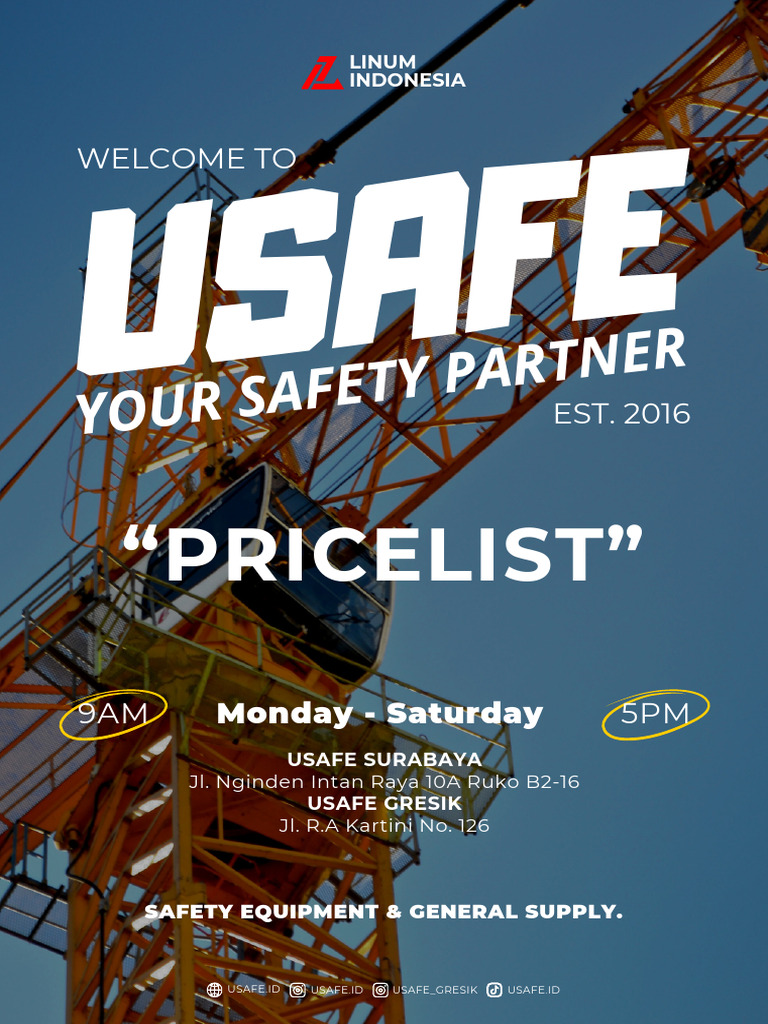 Daftar Harga Produk Usafe dan Linum | PDF