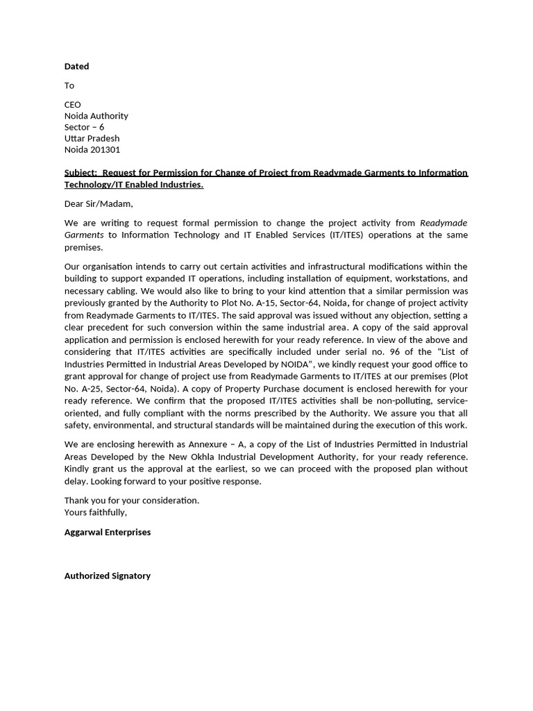 Requst Letter | PDF