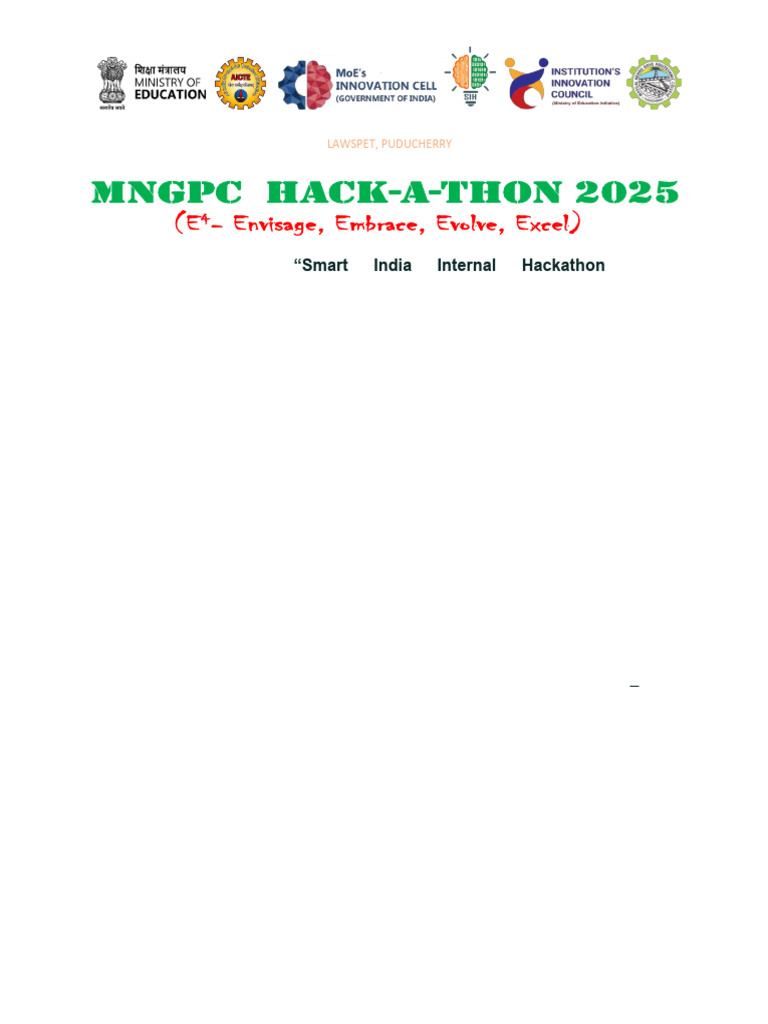 Hackathon Rules 2025 | PDF