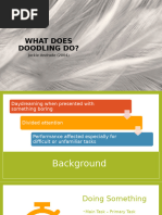 Andrade's Doodling Study Findings | PDF | Attention | Experiment