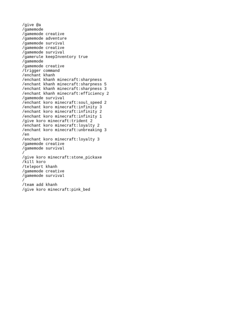 Command History | PDF