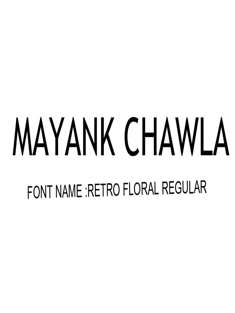 DCC With Font Name | PDF