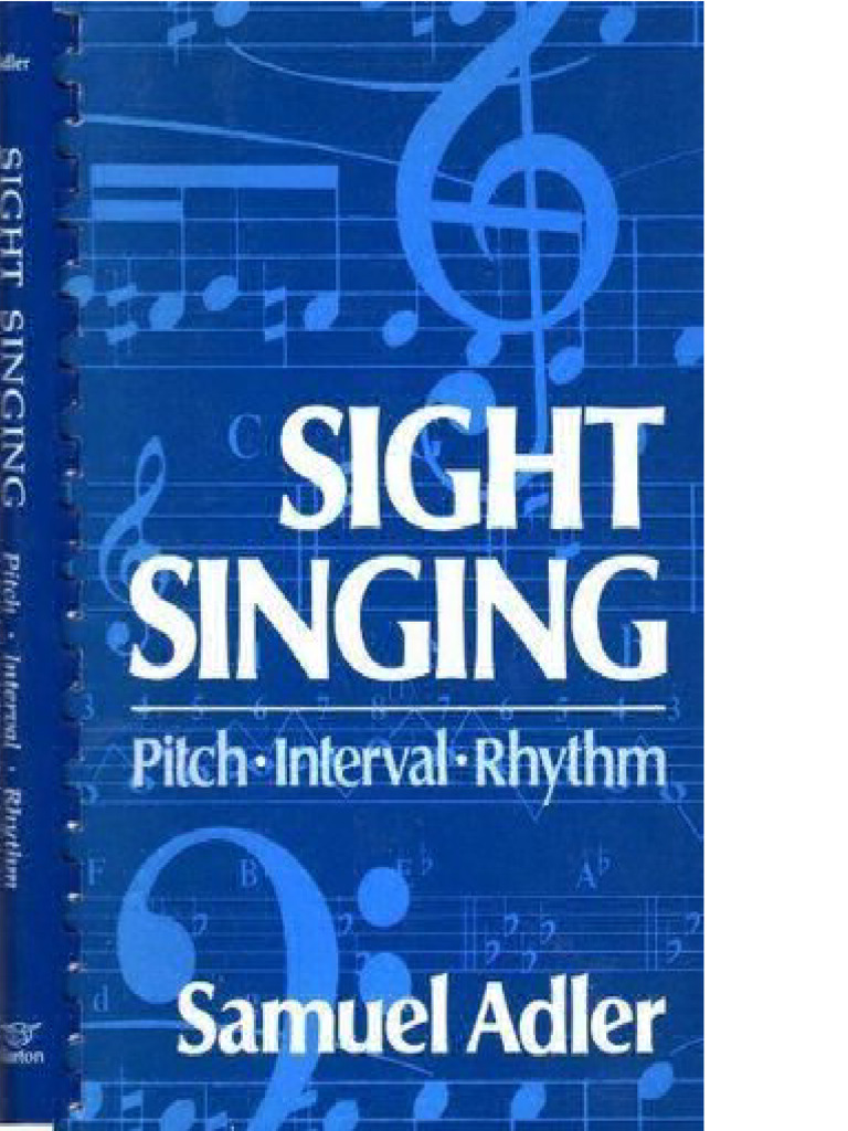 Sight Reading-Samuel Adler | PDF | Minor Scale | Interval (Music)