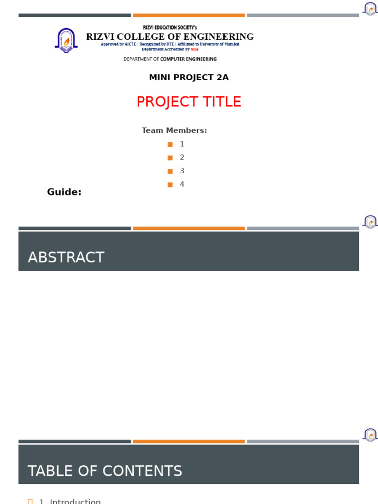Mni Project 2A Presentation Template | PDF