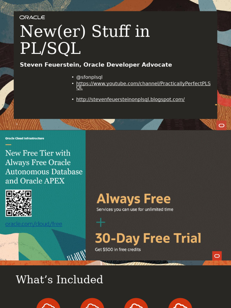 PLSQL New Stuff | PDF | Pl/Sql | Sql