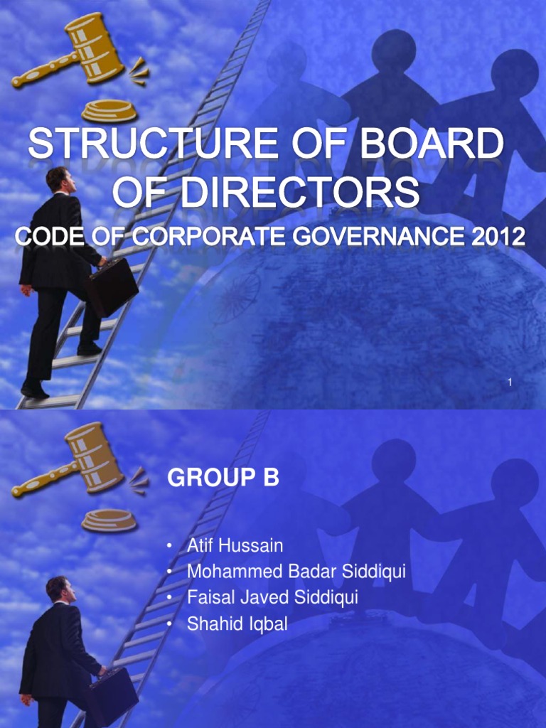 STRUCTURE OF BOARD OF DIRECTORS | Chief Executive Officer | Board Of ...