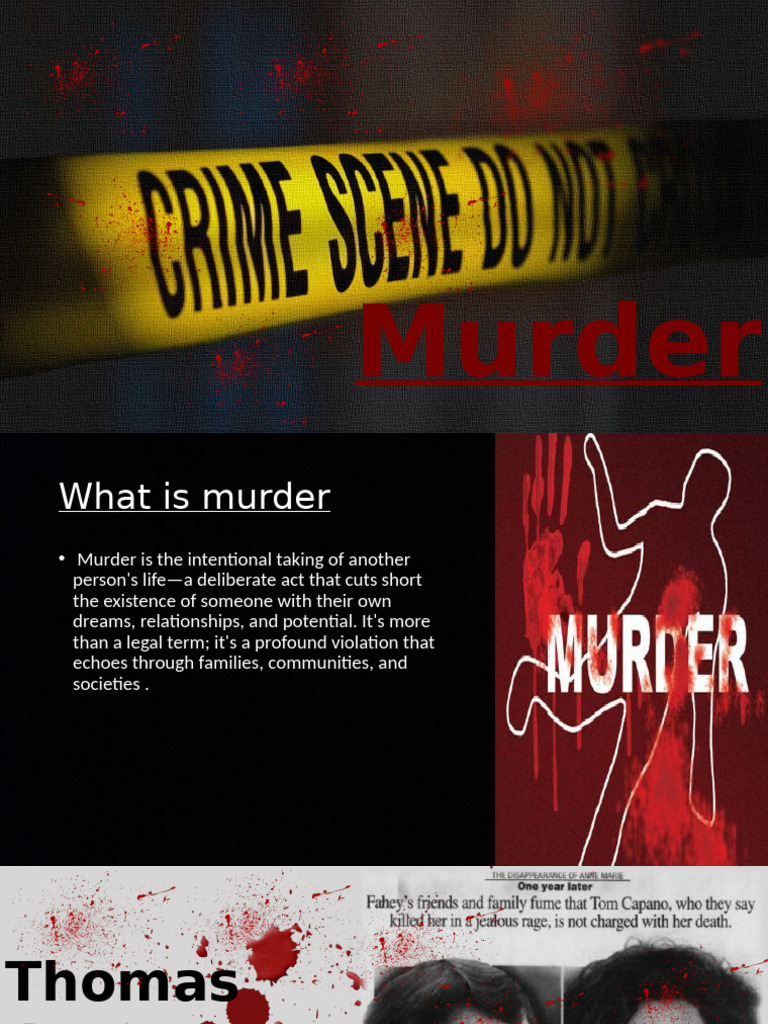 Thomas Capano's Murder Case | PDF