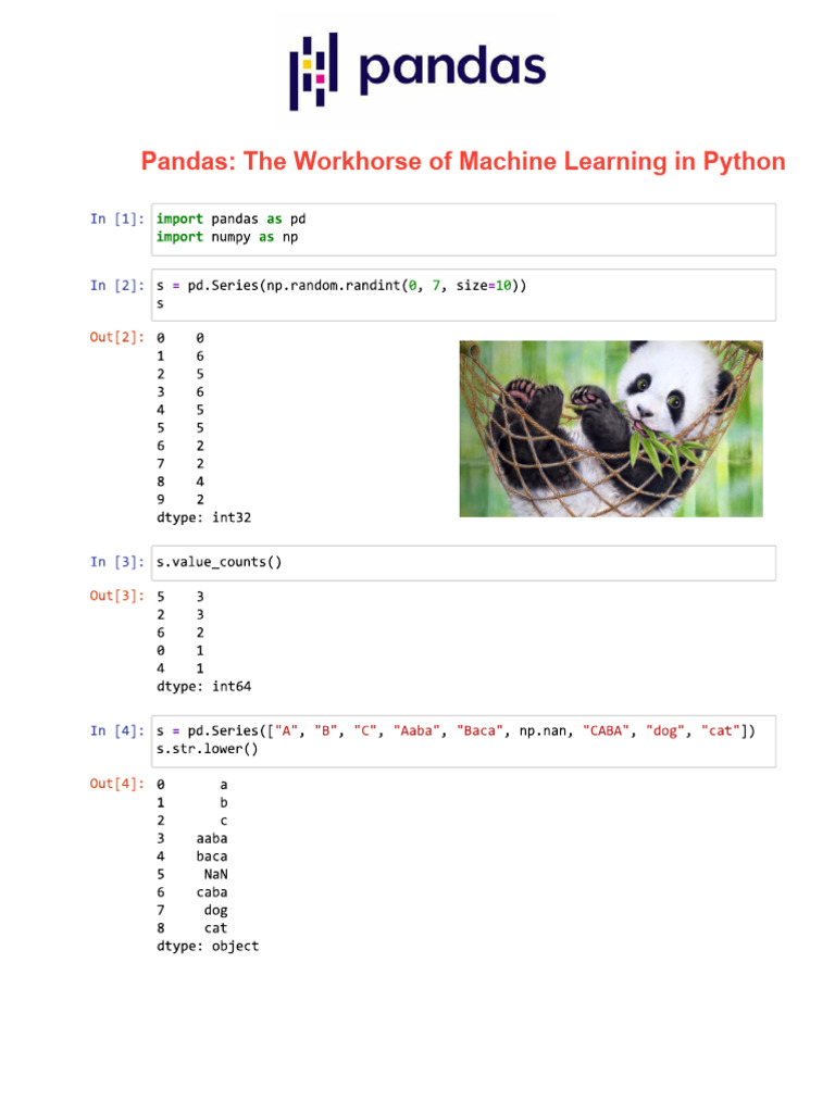 Pandas | PDF