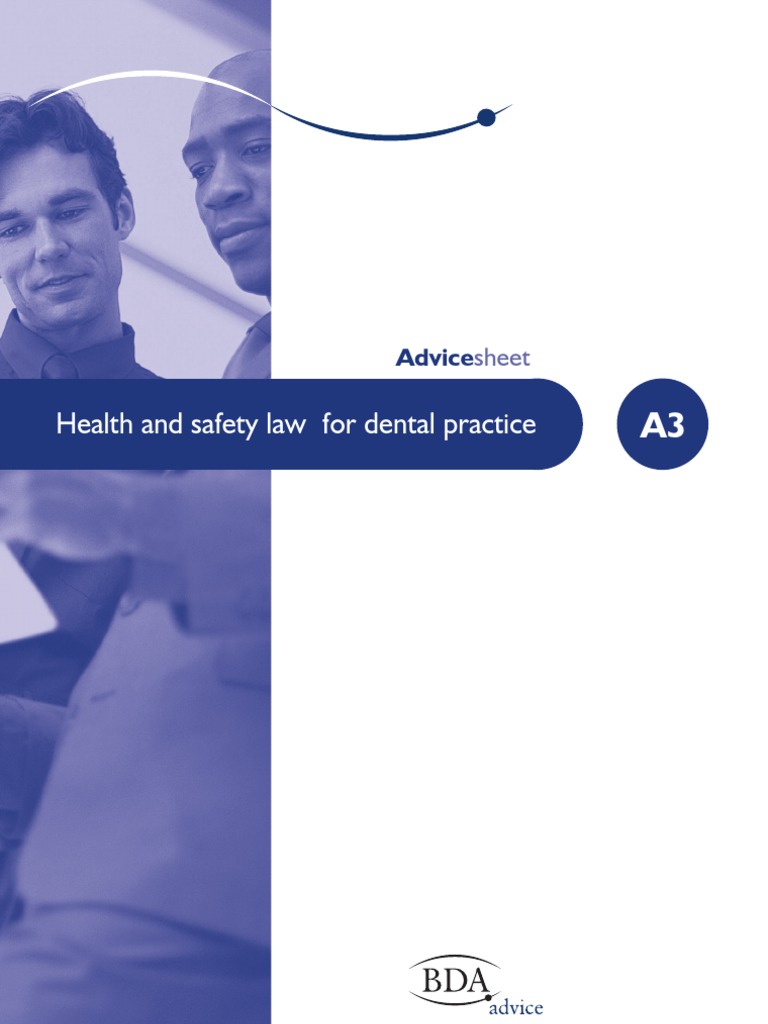 Bda A3 Health and Saftey 2008 | PDF | First Aid | Emergency Department