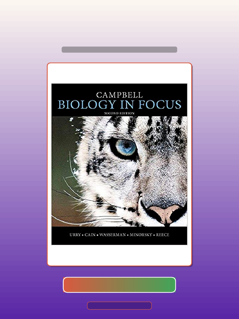 Campbell Biology in Focus AP Edition 2nd by Urry Ebook and TestBank ...