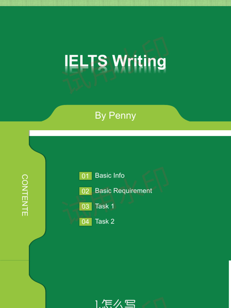 IELTS Writing Task 1 Guide | PDF | Glasses | Concrete