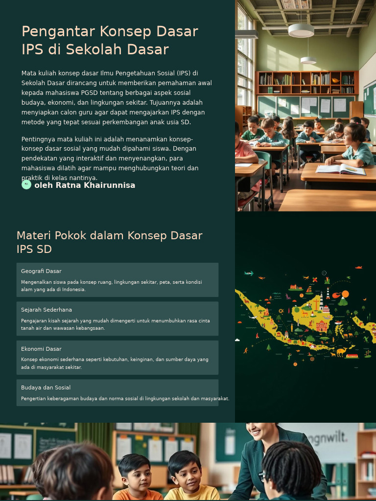 Konsep Dasar IPS untuk Calon Guru SD | PDF