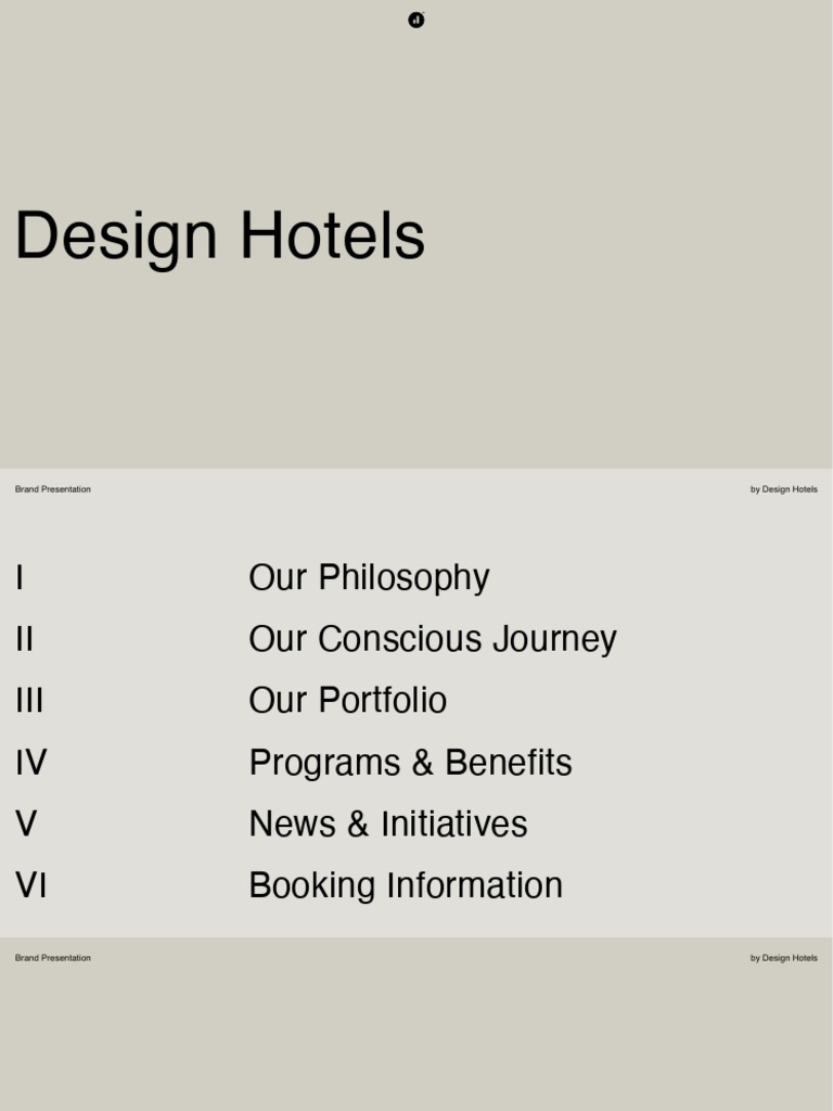 Design Hotels Brand Presentation 2024 | PDF | Hospitality Industry | Hotel
