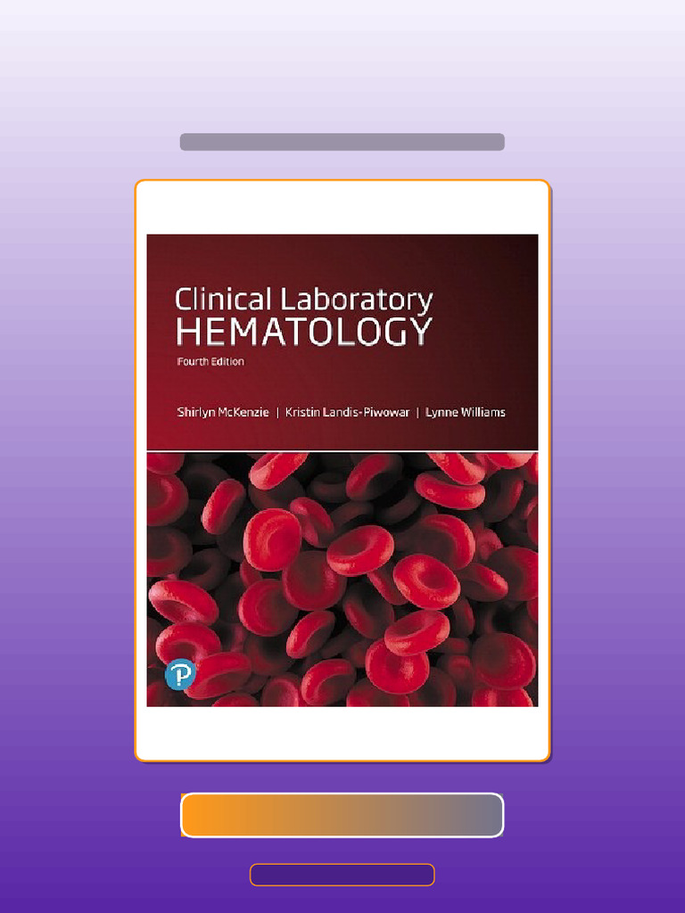 Clinical Laboratory Hematology 4th Edition Shirlyn McKenzie Lynne ...