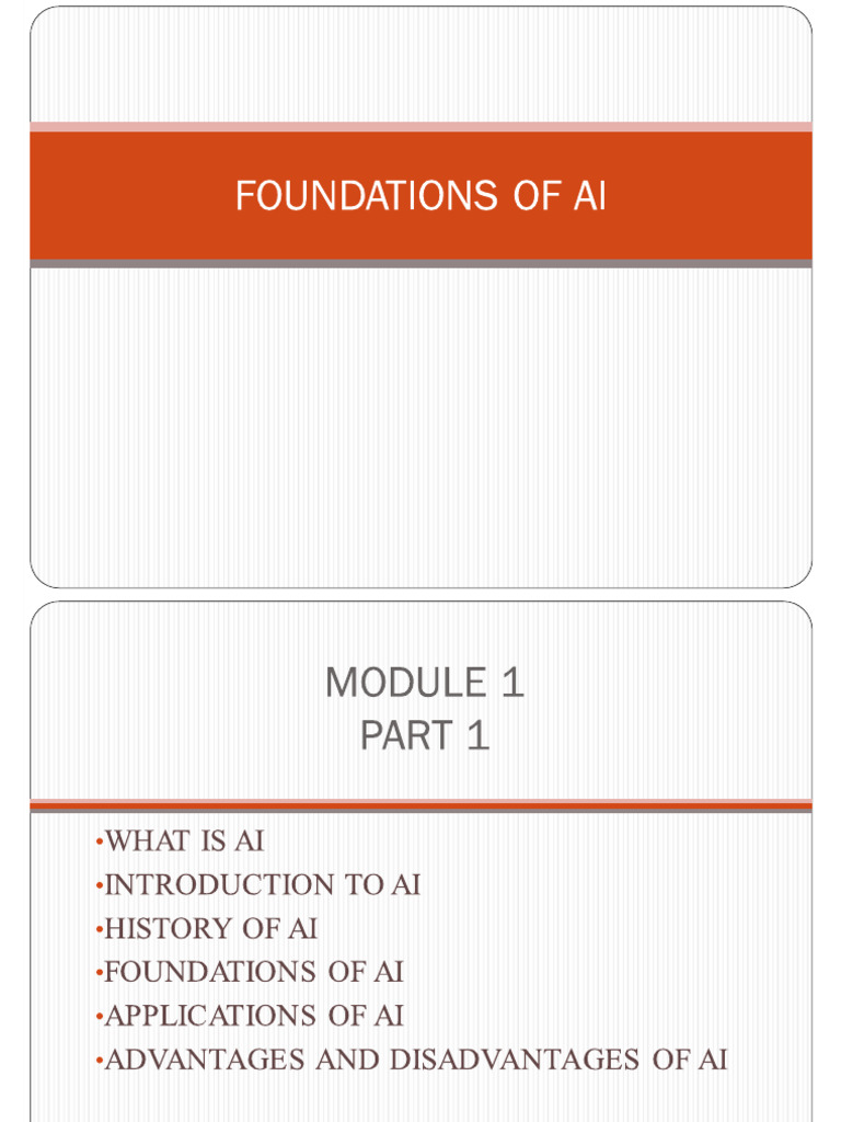 Ai 1st Module | PDF