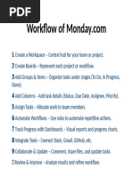 Monday.com User Manual Overview | PDF | Computing | Software