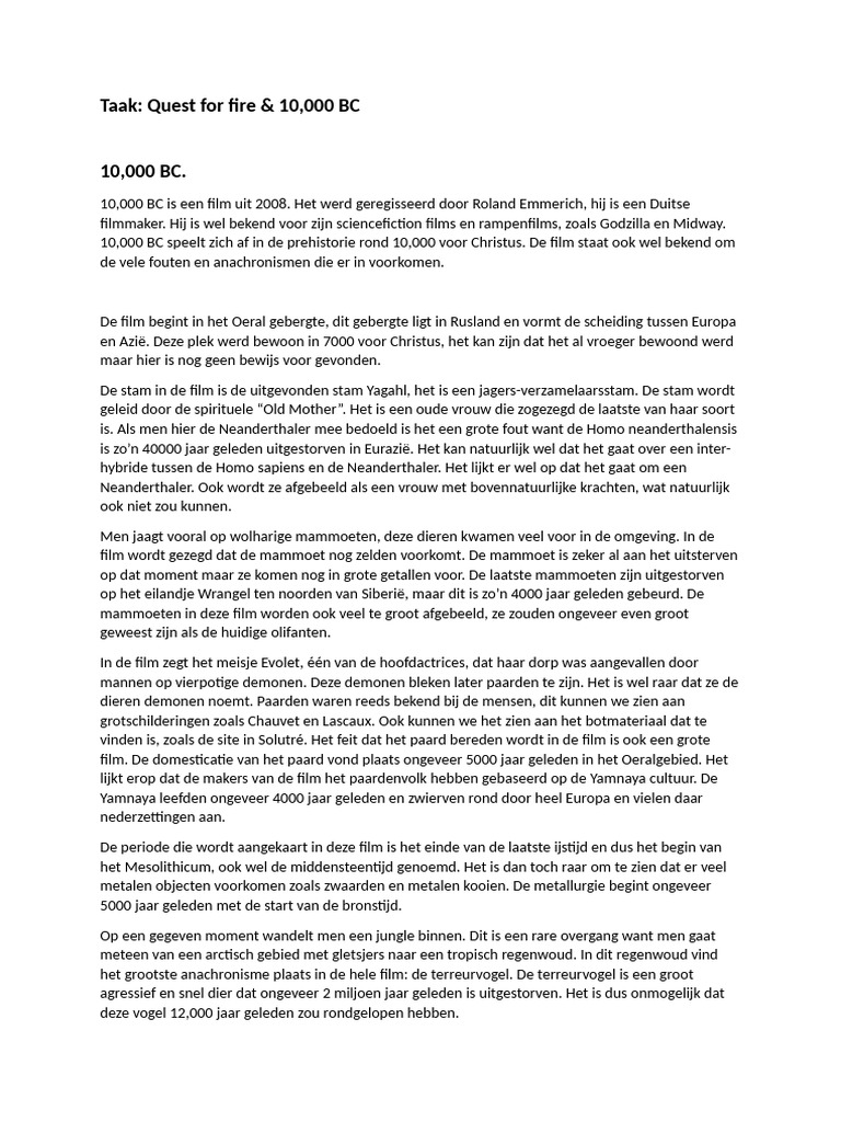 Algemene Inleiding Taak | PDF