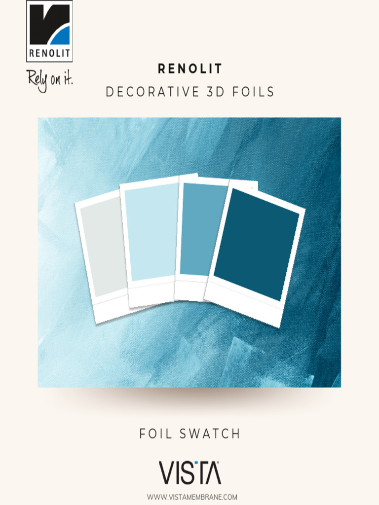 RENOLIT Foil Color Swatch Guide | PDF