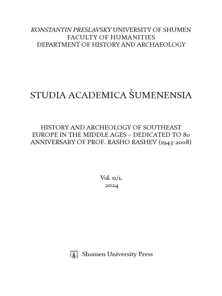 Станислава Цанева - The Bulgars in the Emperor Zeno's Diplomacy | PDF ...
