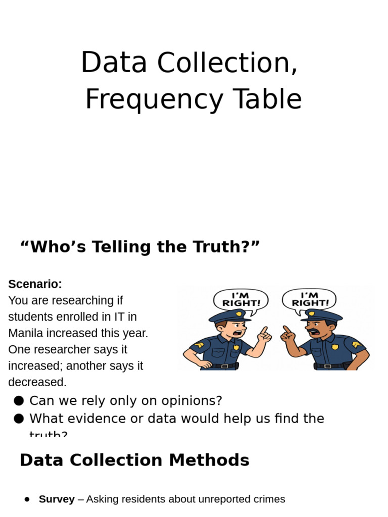 Data Collection Frequency Table 1 | PDF | Sampling (Statistics ...