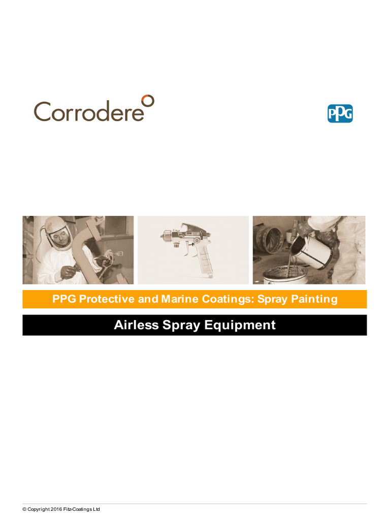 5 - Airless Spray Equipment | PDF | Paint | Pump