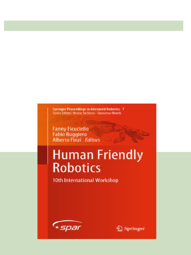 Human Friendly Robotics Fanny Ficuciello | PDF | Stiffness | Least Squares