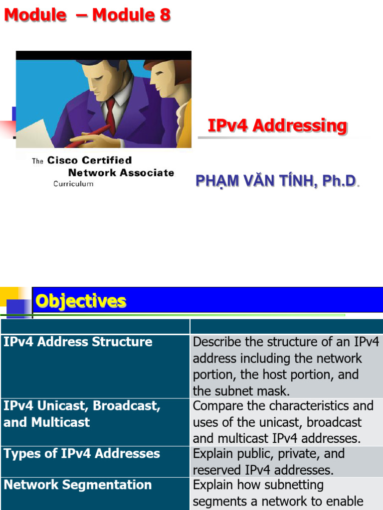 Module 8 - IPV4 Adressingr | PDF | Ip Address | Internet Protocols