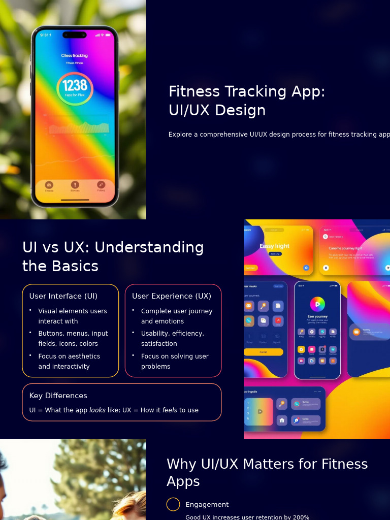 Fitness Tracking App UIUX Design Avishka | PDF | Usability | User Interface