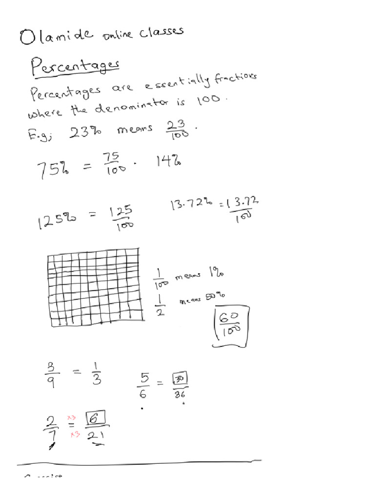 4th Grade Math Notes | PDF