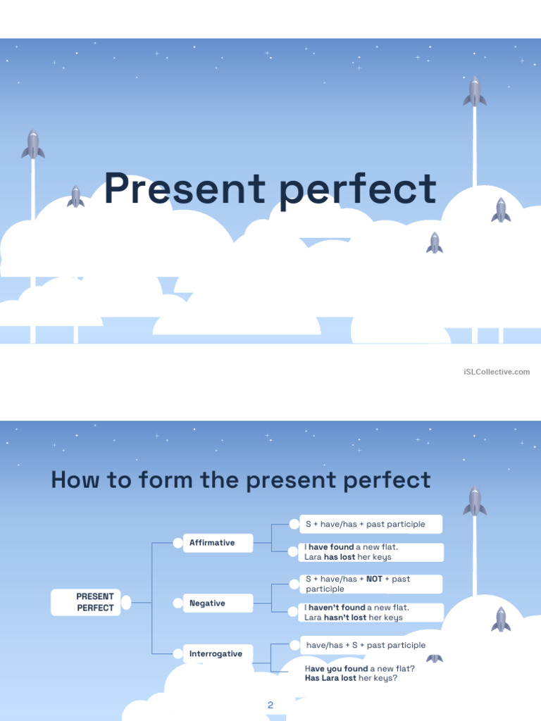 Present Perfect Tense Explained | PDF | Languages | Foreign Language ...
