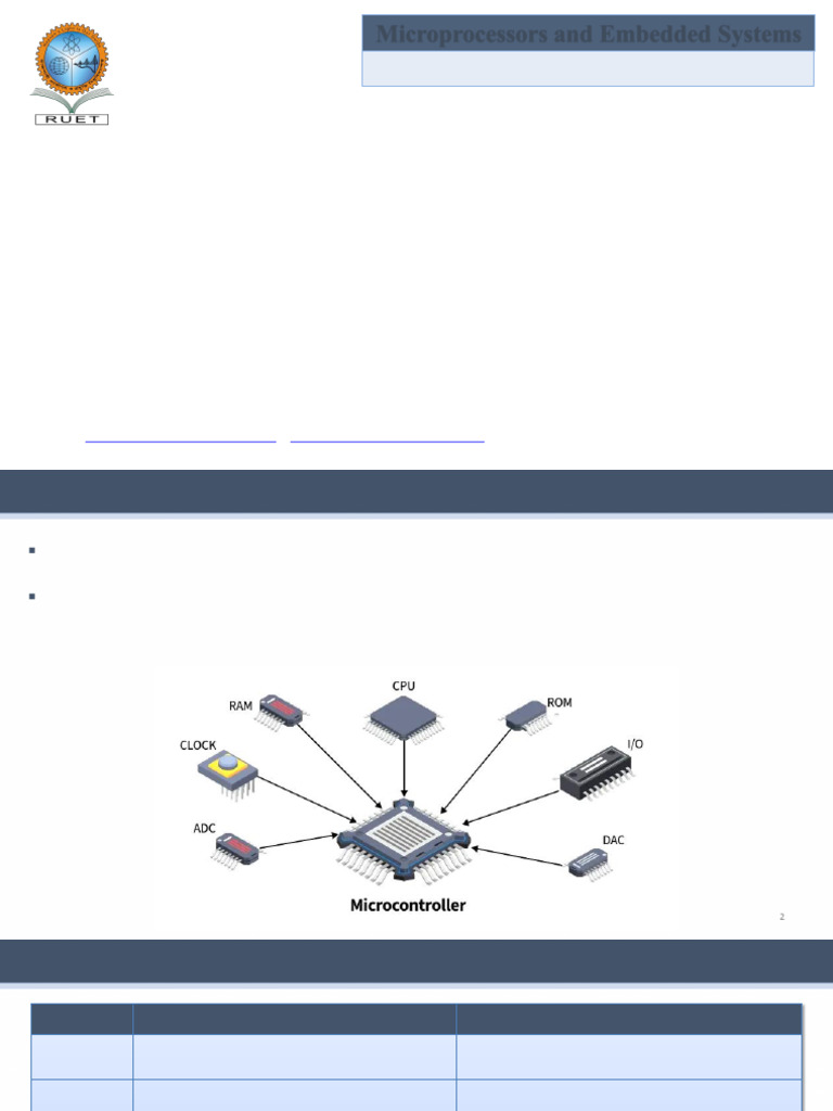Introduction To Microcontroller and ATmega328 | PDF | Microcontroller | Central Processing Unit