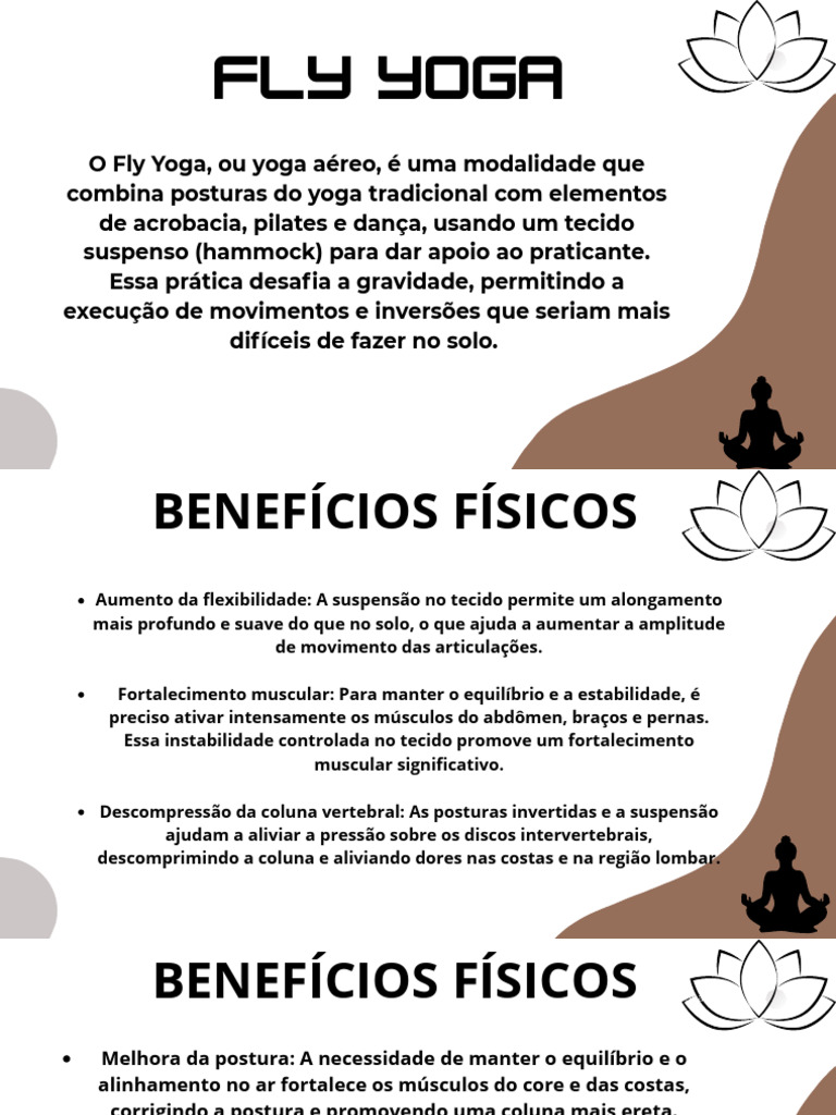 O Fly Yoga, Ou Yoga Aéreo, É Uma Modalidade Que Combina Posturas Do ...