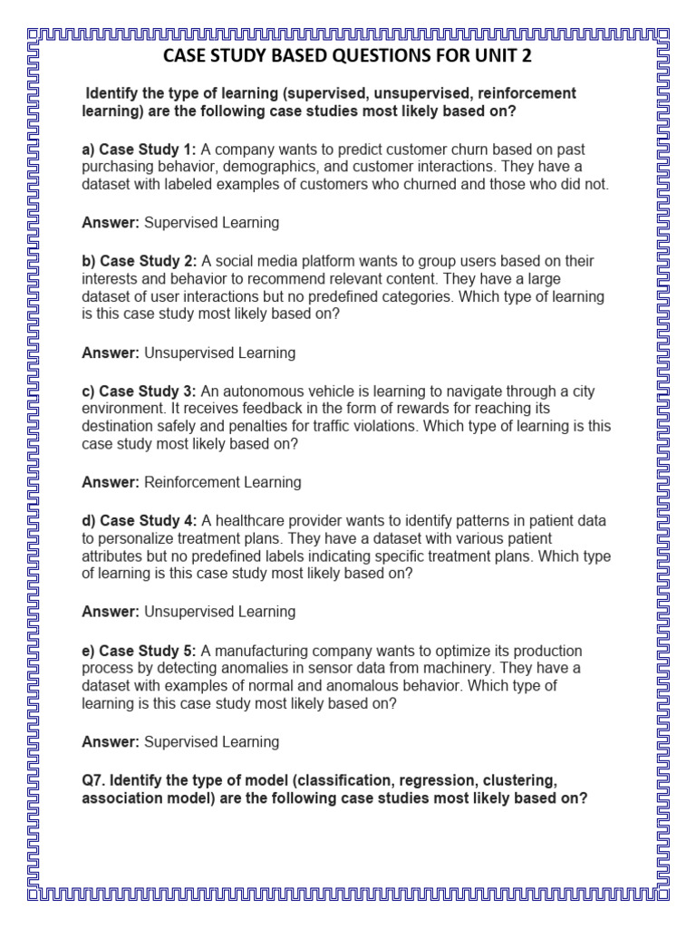Learning Types In Case Studies Analysis Pdf Cluster Analysis