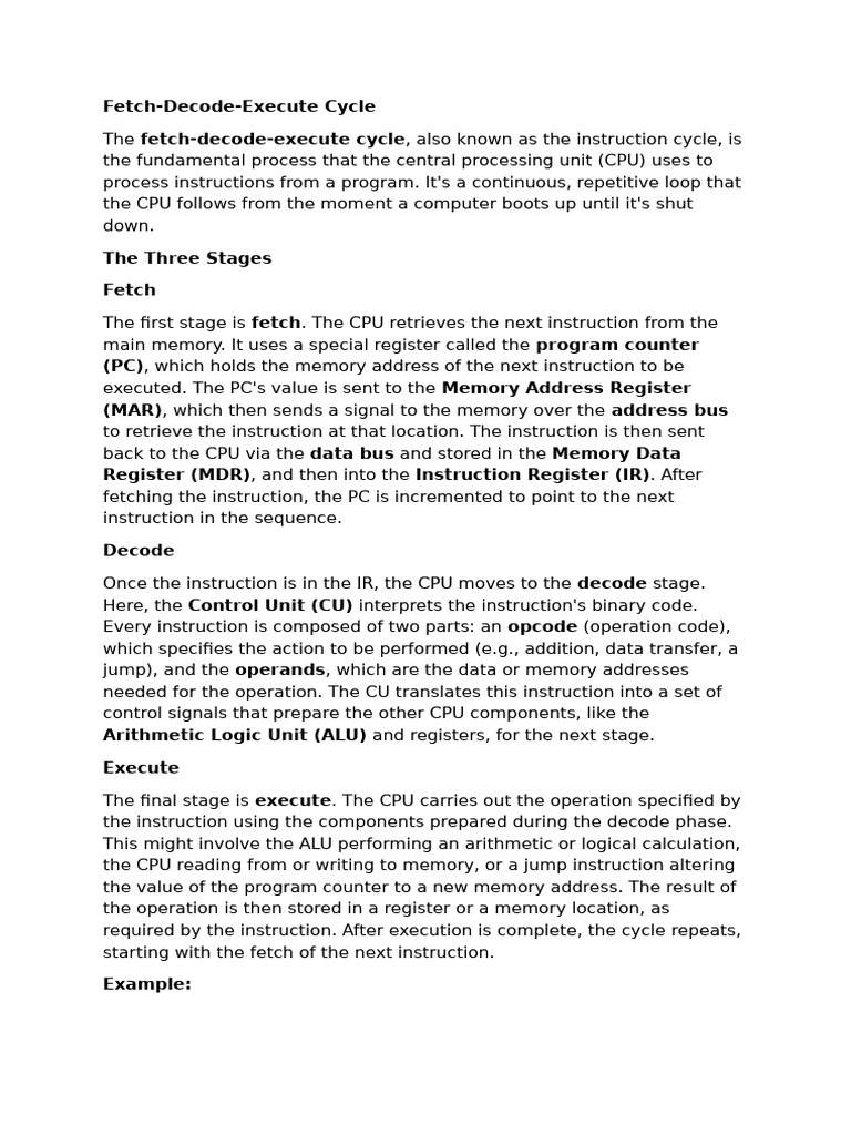 COS 205 - Computer Architecture 4 - 105932 | PDF | Central Processing Unit | Computing