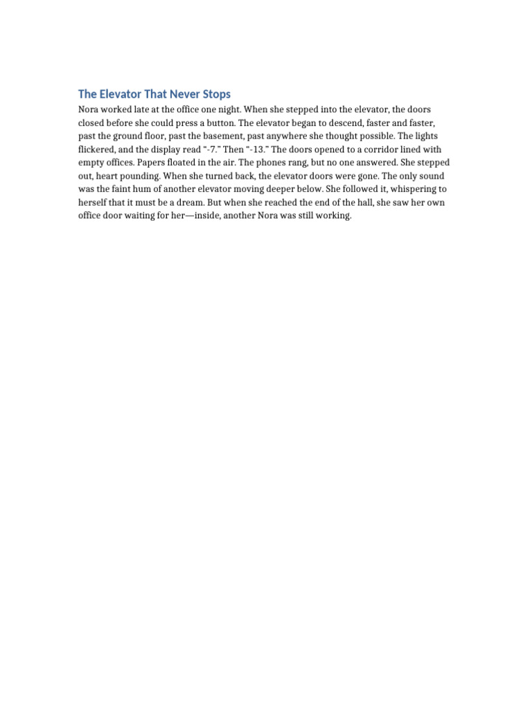 English Horror Story 4 | PDF