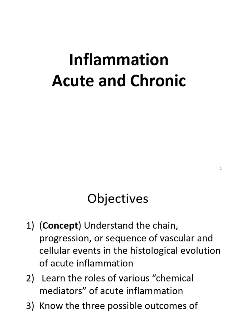2 Acute and Chronic Inflammation | PDF | Inflammation | Vasodilation