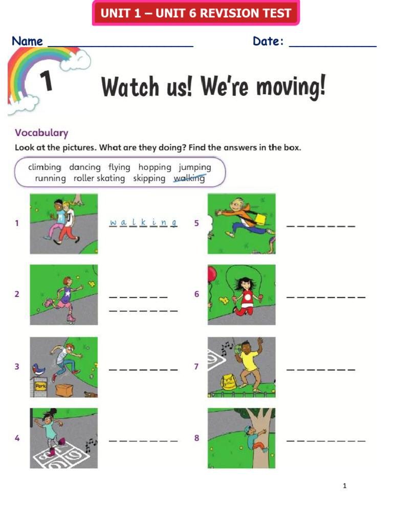 U1 - U6 Review Test | PDF
