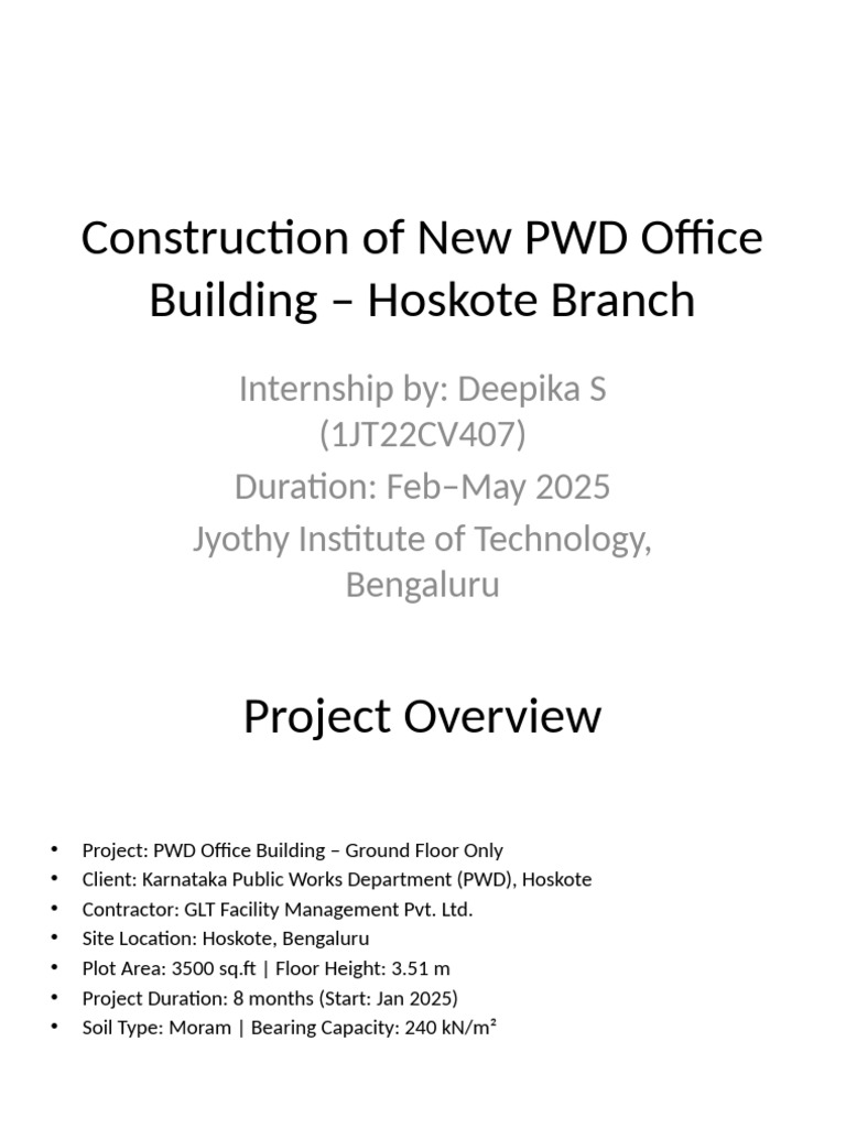 Internship Substructure Elaborated Presentation | PDF | Concrete | Foundation (Engineering)