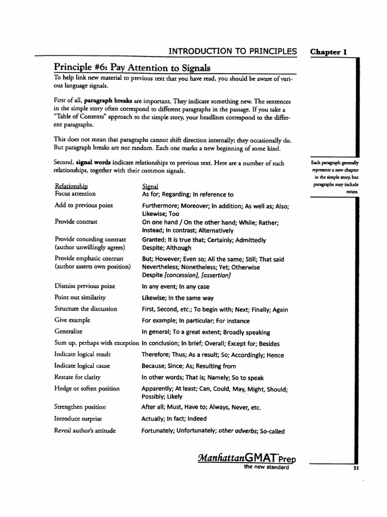 Signal Words | PDF