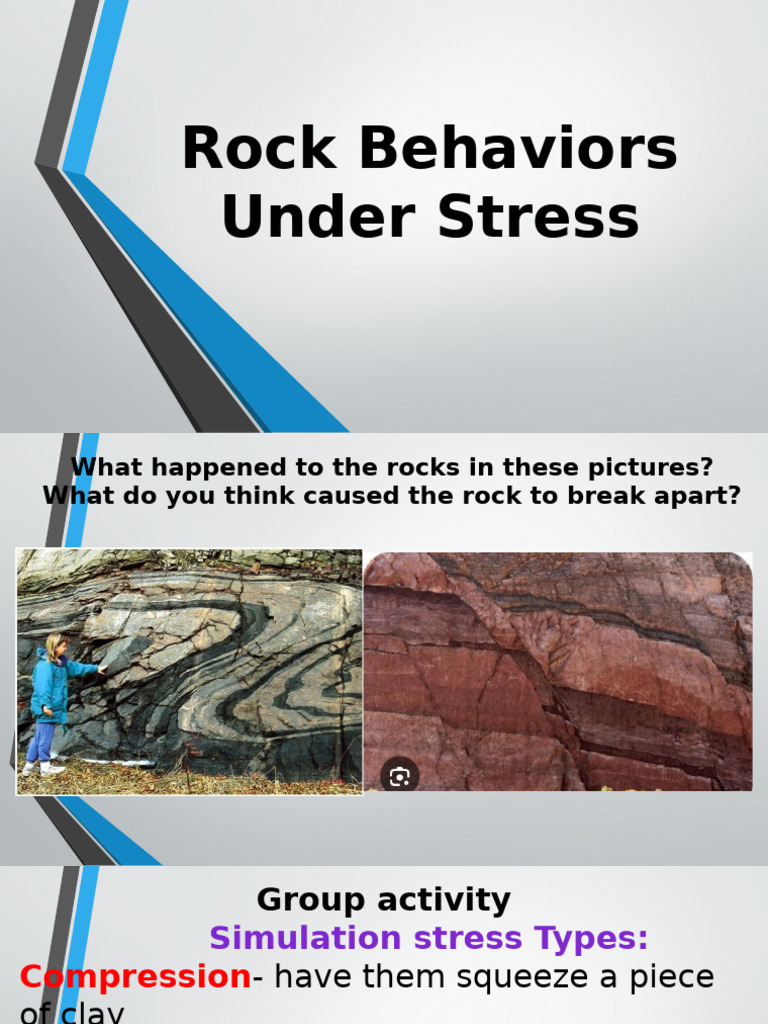 Rock Stress Types and Behaviors Explained | PDF | Fault (Geology ...