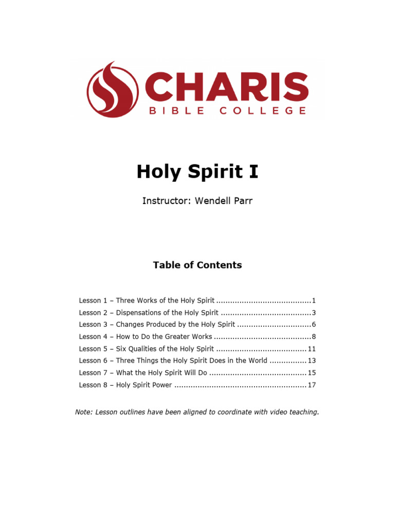 Understanding the Holy Spirit's Role | PDF | Born Again | Holy Spirit
