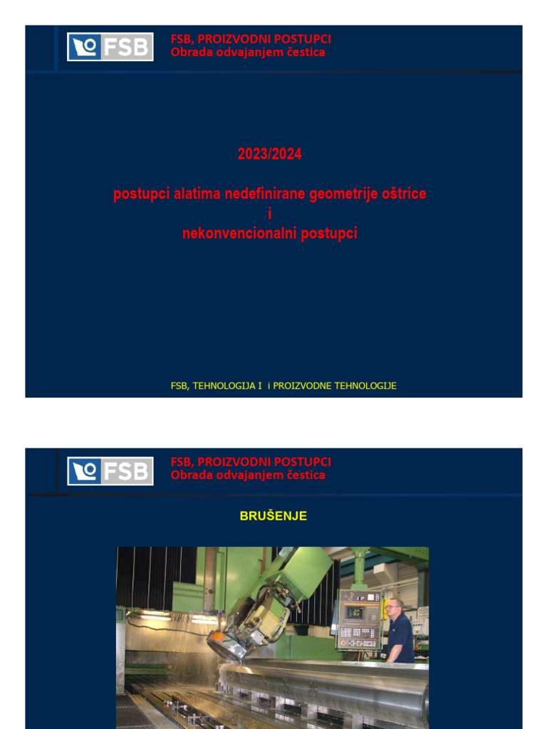 Strojna Obrada 2dio | PDF