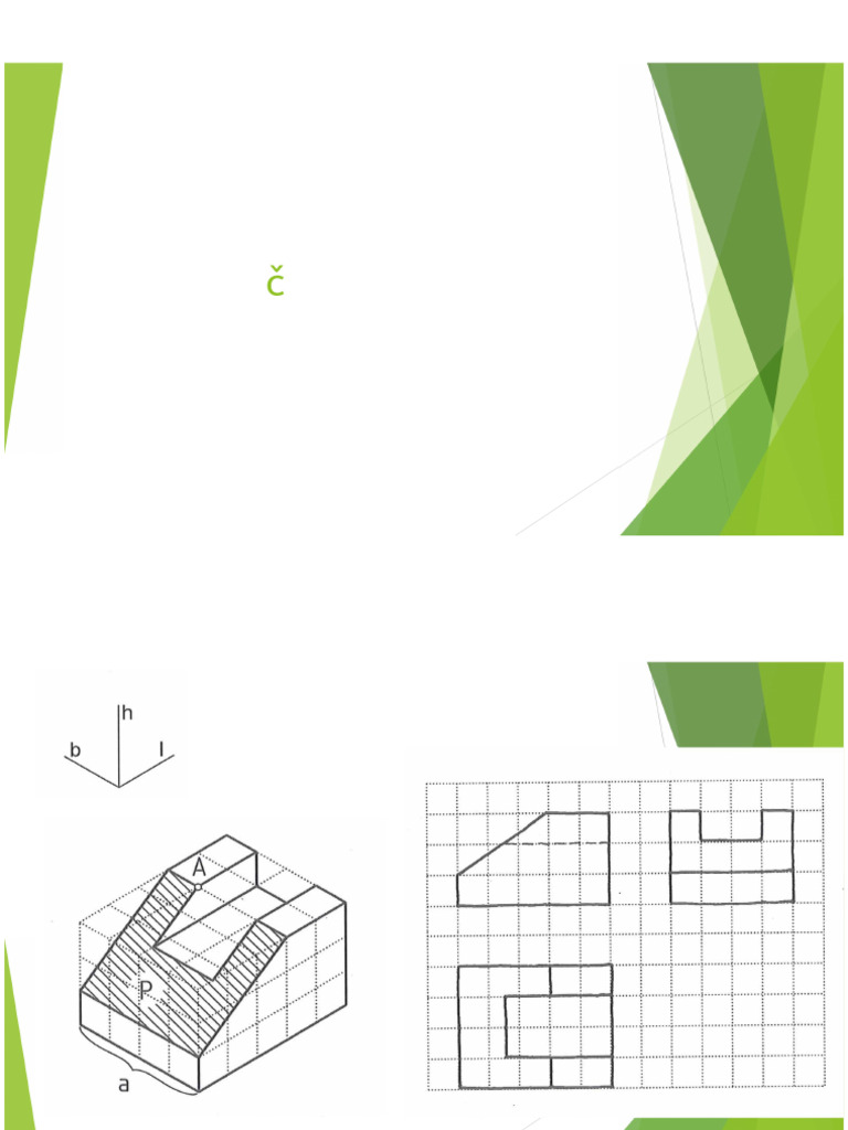 Tehnicko Crtanje I Dokumentacija 11b Ortogonalna Projekcija Iz Pros Pred | PDF
